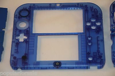 Limited Edition Nintendo 2DS Crystal Clear Full Shell Housing Replacem ...